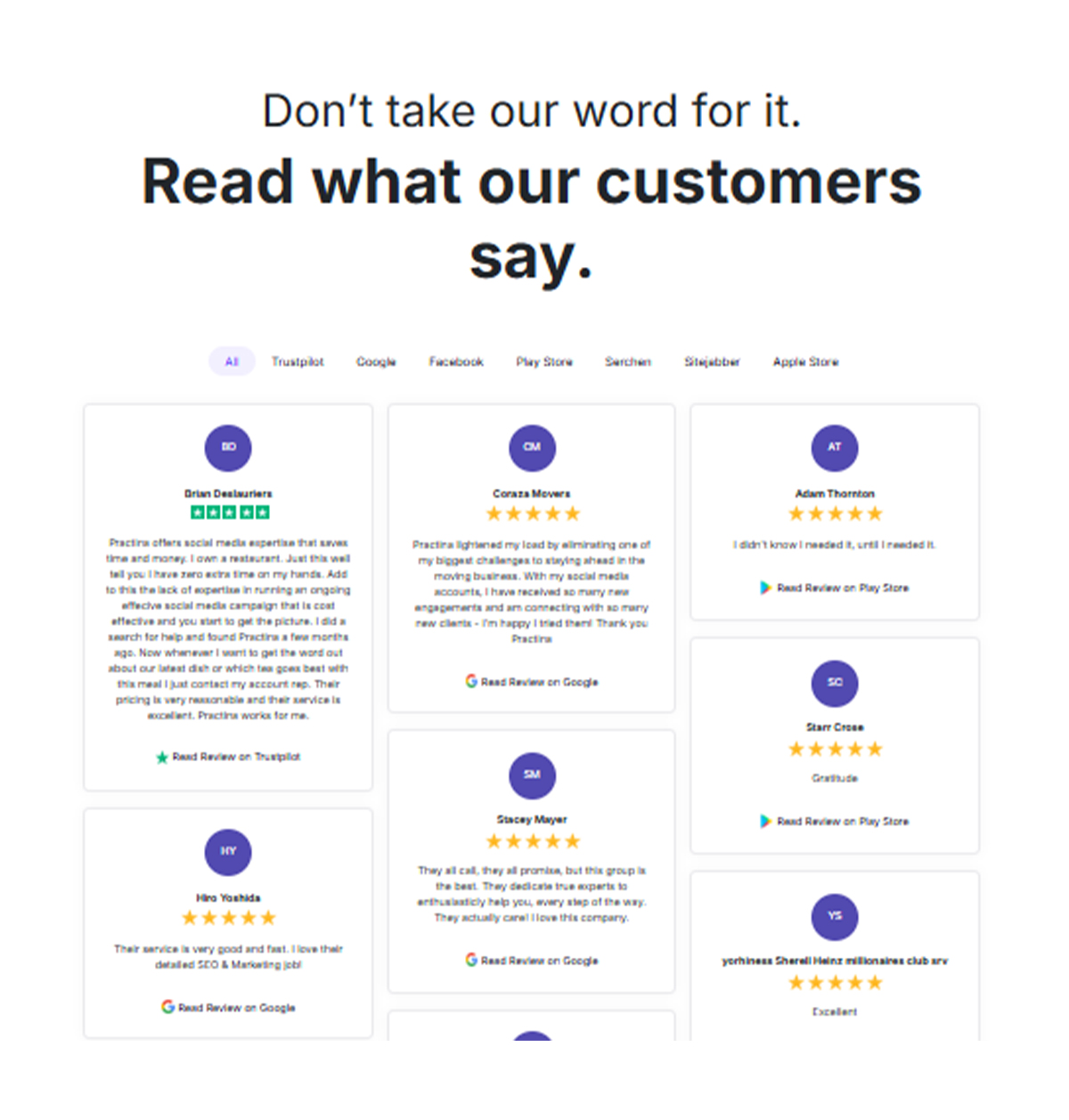 11 Best Review Widgets for Your Website | Practina