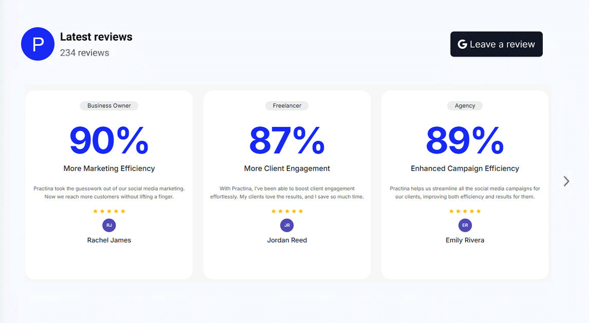 11 Best Review Widgets for Your Website | Practina